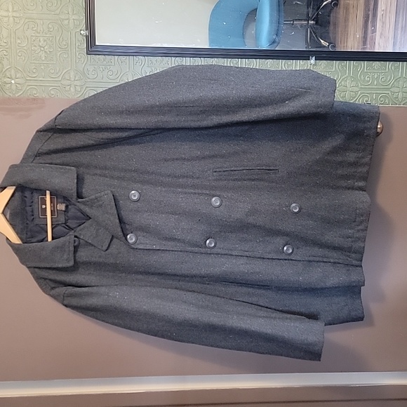 Steve & Barry's | Jackets & Coats | Steve Barrys Mens 3x Pea Coat Gray ...